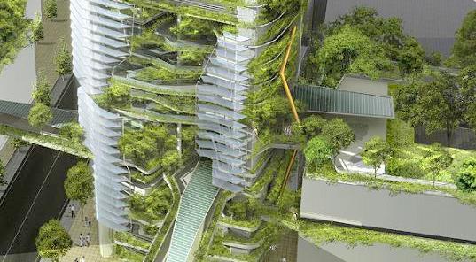 EDITT Tower - Kiến trúc sinh thái nhiệt đới