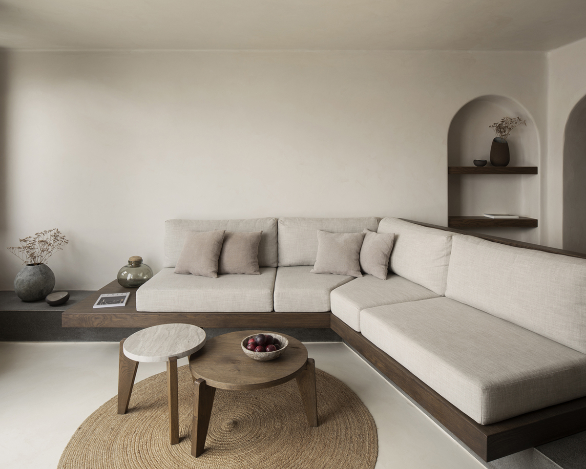 Biệt thự Vora bên rìa núi lửa Santorini